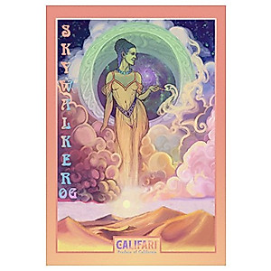 Califari Skywalker OG - Vivid Color Poster, Strain Art, Plant Medicine Decor for a House, Dorm, Dispensary, Store, or Shop - 13" x 19" Lithograph Print