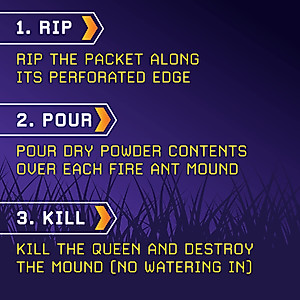 Ortho Fire Ant Mound Blitz - Fire Ant Killer (8 Pre-Measured Packs Per Bag)