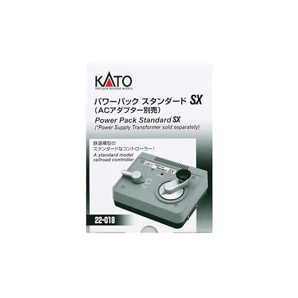 Kato N Gauge pawa-pakkusutanda-do SX (AC Adapter Not Included) 22 – 018 Railway Model Supplies