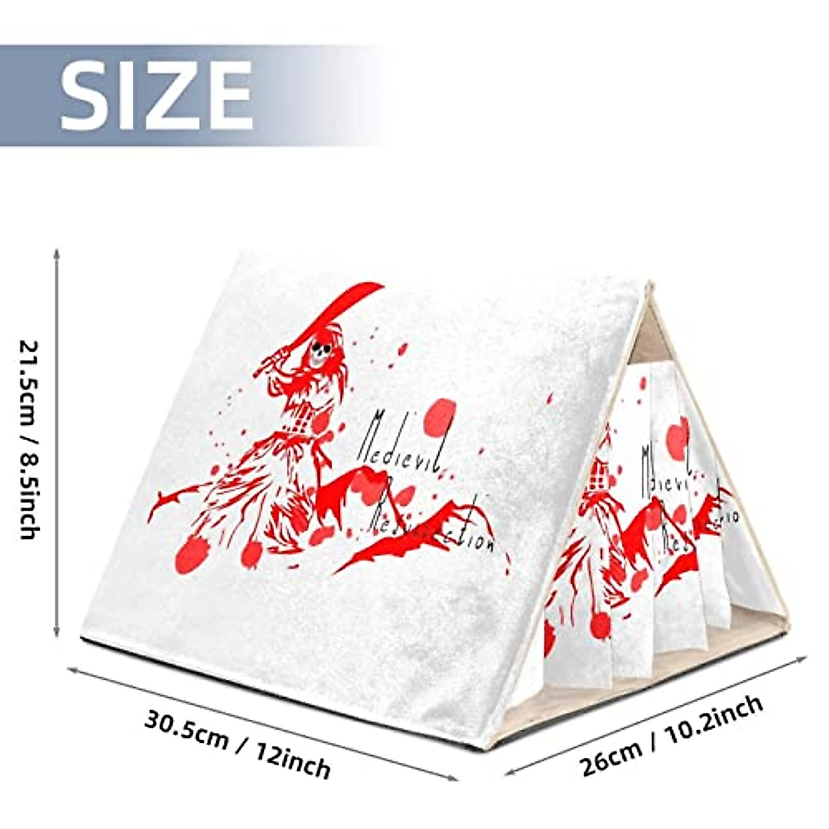 Y-DSIWX Guinea Pig House Bed, Rabbit Large Hideout, Small Animals Nest Hamster Cage Habitats Skull