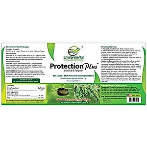 Eco-Safe Plant Protection, Broad Spectrum Insecticide, Fungicide, Miticide; Kill and Repel Mites, Whitefly, Aphids, Thrips, More; EPM Protection Plus 32 concentrated ounces