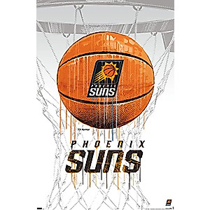 Trends International NBA Phoenix Suns - Drip Basketball 21 Wall Poster, 22.375" x 34", Unframed Version