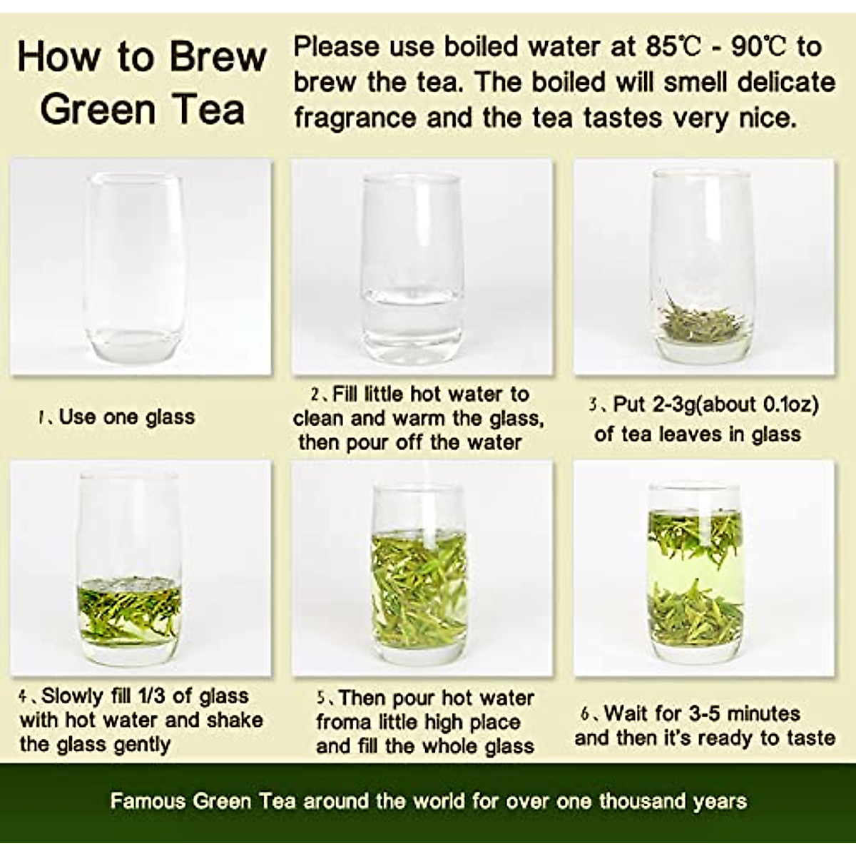 West Lake Longjing Tea(Yu Qian),Fresh Dragon Well Green Tea Leaf picked Before Grain Rain Day,Tea Farmer Direct Sale,250g/8.8 oz.,雨前龙井