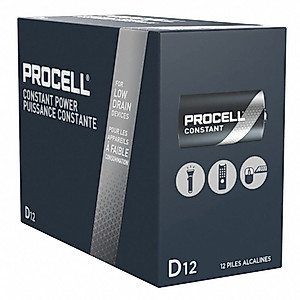 D Battery Procell PC1300 Professional Batteries By Duracell | Case Of 72 | QTY 6 X 12 Pack | Value Box