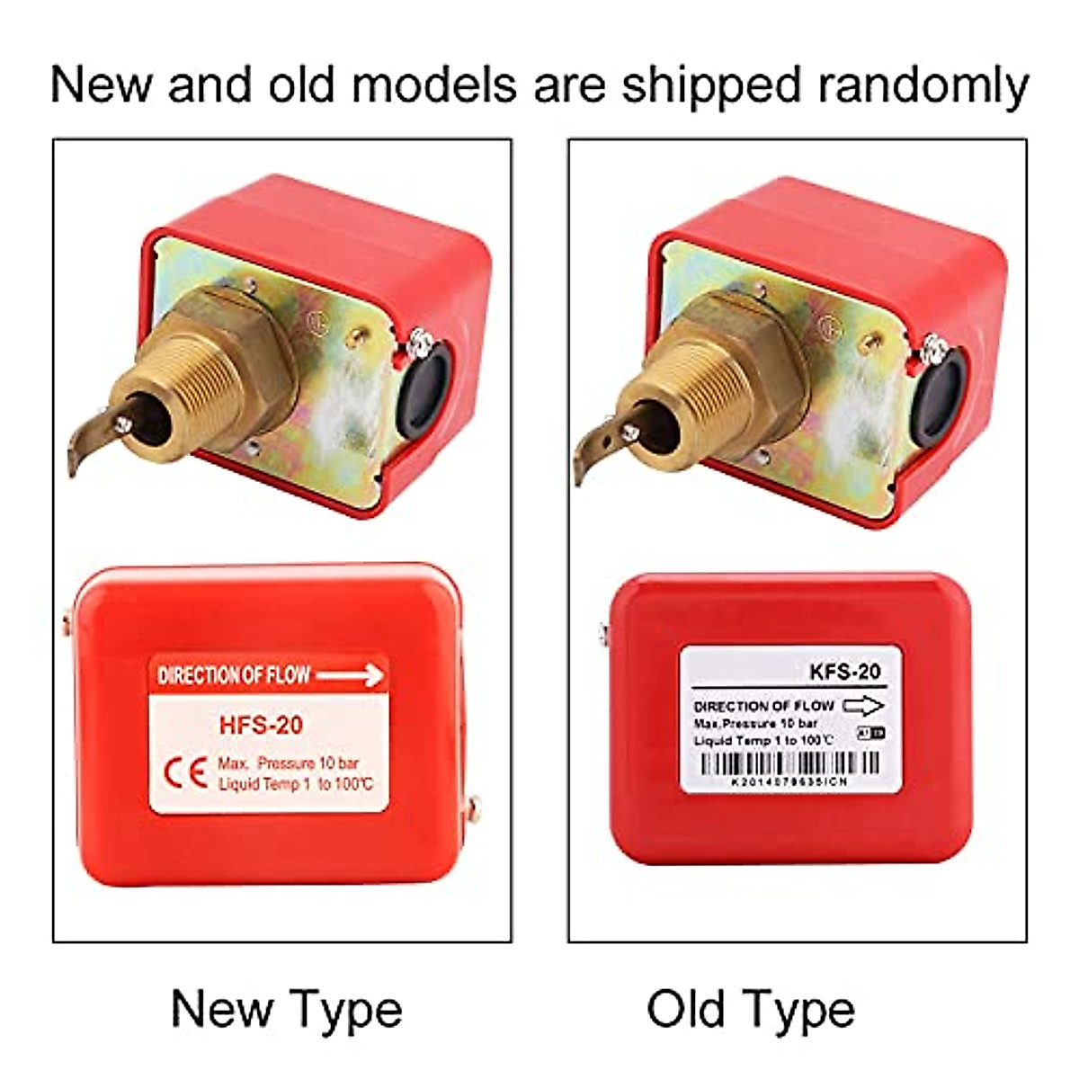 Water Flow Switch Automatic Control Flow Sensor Switch R3/4 Thread Paddle Type Liquid Water Oil Flow Sensor Switch