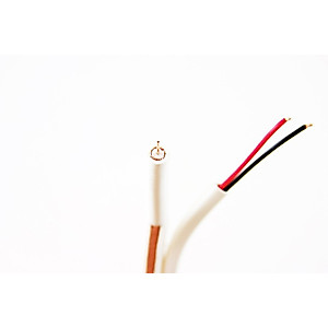 FiveStarCable RG59 Solid Bare Copper 1000ft Siamese Coaxial CCTV Cable, ETL Listed RG59 Combo Cable Solid 20 AWG RG59 + 18/2 18AWG Power, White