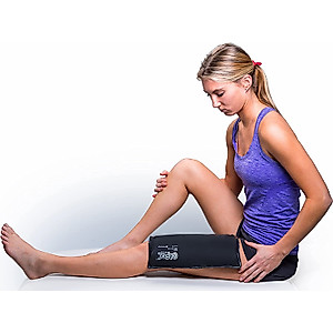 Chattanooga ColPac - Reusable Gel Ice Pack - Black Polyurethane - Standard - 10 in x 13.5 in - Cold Therapy - Knee, Arm, Elbow, Shoulder, Back - Aches, Swelling, Bruises, Sprains, Inflammation