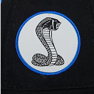 Black Tonal Shelby Snake Cap Hat | Officially Licensed Shelby® Product | Adjustable, One-Size Fits All