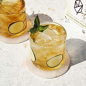 Pique Organic White Peony Tea Crystals - Antioxidants for Radiant Skin, Immune Support, Fujian Chinese Caffeinated Tea - 14 Single Serve Sticks (Pack of 1)