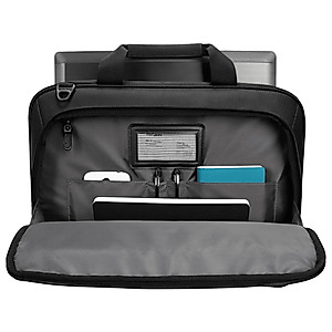Targus CityLite Laptop Briefcase Shoulder Messenger Bag for 15.6-Inch Laptop, Black (TBT053US)