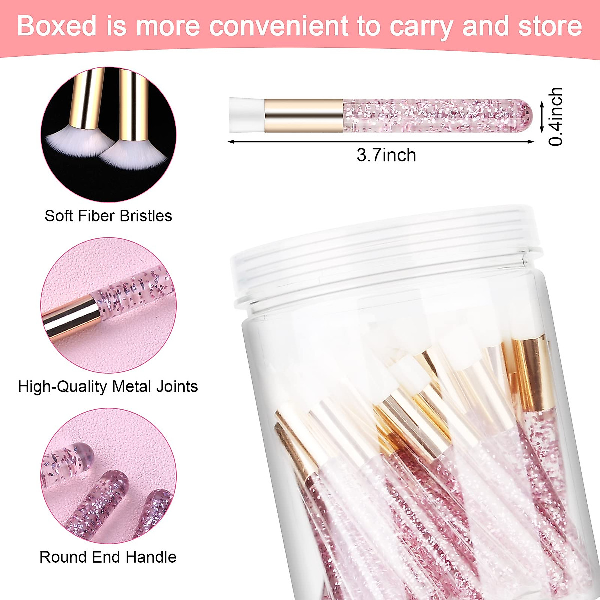 30pcs Lash Shampoo Brushes,Eyelash Extension Cleanser Brush,Nose Pore Deep Cleaning Brush,Lash Shampoo Brushes,Soft facial makeup remover brush for facial cleansing with boxed (30pcs（purple sequins）)