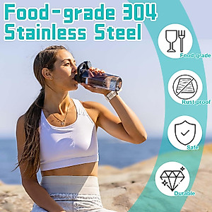 2 Pcs Stainless Steel Ball Shaker Ball Wire Whisk Ball Protein Mixing Ball for Shaker Cup Bottle Mixer (Diameter 1.97inch)