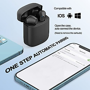 Elnicec Bluetooth Headphones True Wireless Earbuds 3D Stereo Built-in Microphone 30H Playback IPX8 Waterproof in-Ear Earphones for Smartphones，TV，Computers，Notebook