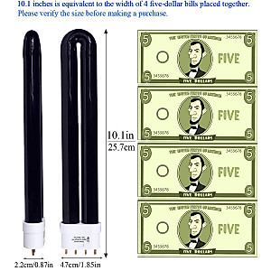 Hodiax 24W Bug Zapper Replacement Light Bulb for Select Stinger Models, 4-Pin Base Tube, Electric Fly Exterminator (1, Purple)