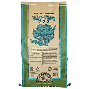 Down to Earth Organic Bio-Fish Fertilizer Mix 7-7-2, 50 lb