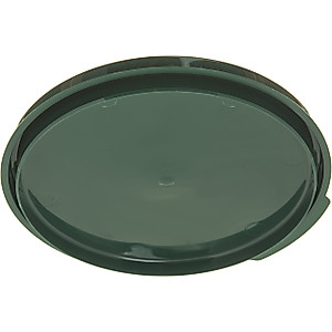 Carlisle FoodService Products Storplus Round Food Storage Container Lid with Stackable Design for Catering, Buffests, Restaurants, Polycarbonate, 2-4 Quarts, Forest Green