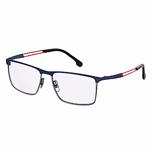 Carrera Men's 8831 Rectangular Prescription Eyewear Frames, Blue, 55mm, 18mm