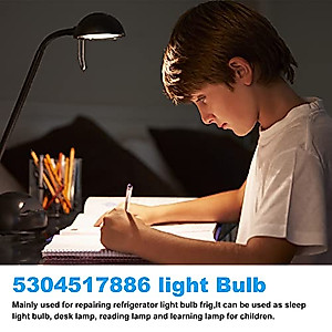 Kscjdg KEI D28A KEL2811 Refrigerator Light Bulb for Frigidaire Kenmore Crosley Refrigerator LED Bulb 5304517886-2Pack