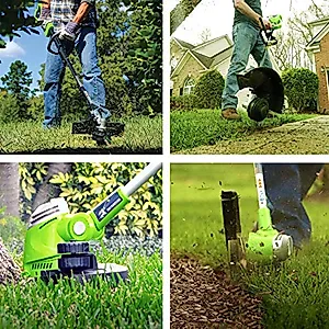 LIYYOO 29092 Replacement Trimmer Spool Line Compatible with Weed Eater String 24V and 40V Trimmer, Cordless Edger Spool Refills Parts(8 Spools, 2 Cap)