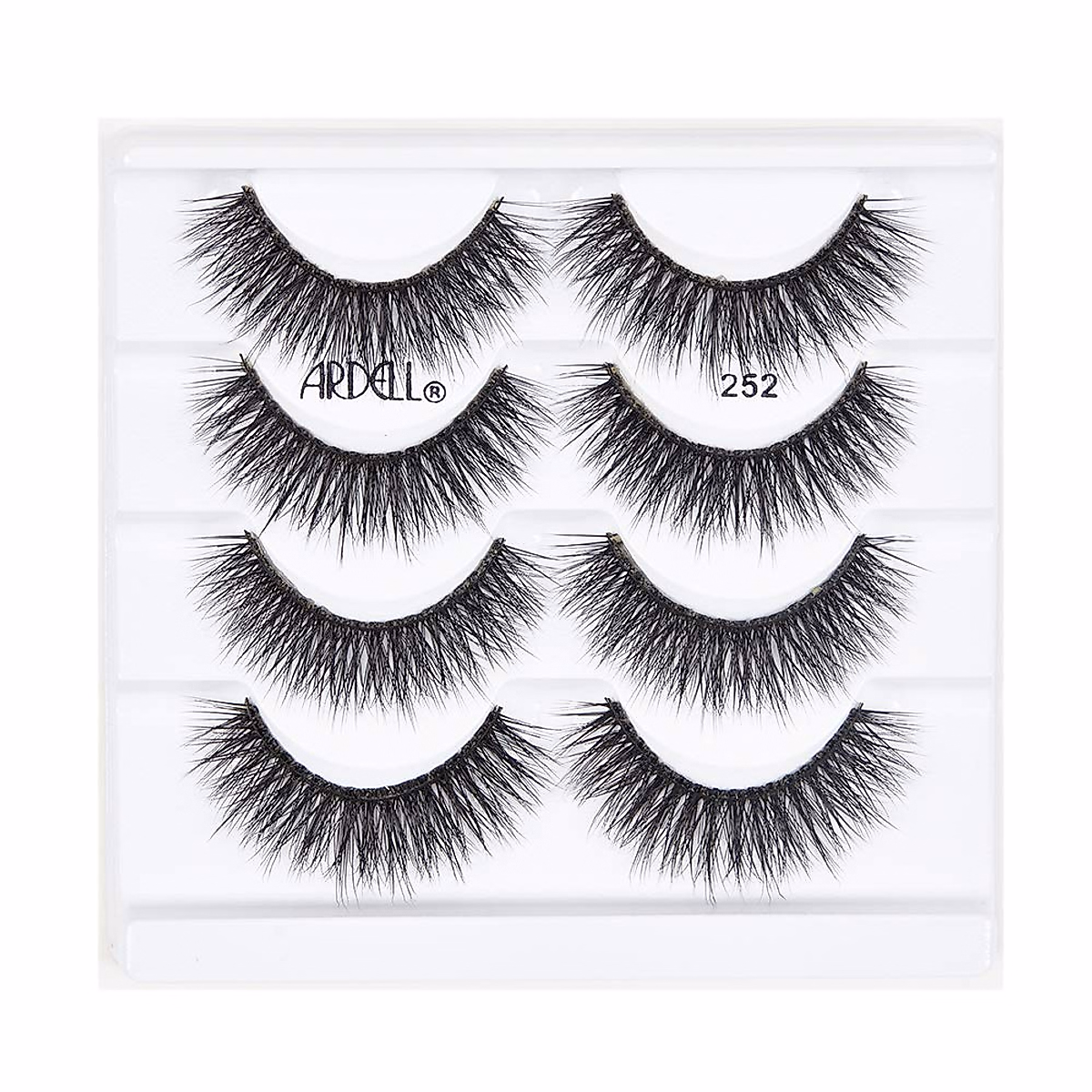 Ardell False Eyelashes Mega Volume 252, 2 packs (4 pairs per pack)