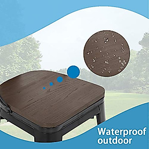 FDW Modern Bar Stool Set of 4 Counter Height Barstool with Back 24 Inches Seat Height Industrial Bar Chairs Indoor Outdoor Metal Kitchen Stools Restaurant Patio Stool Stackable