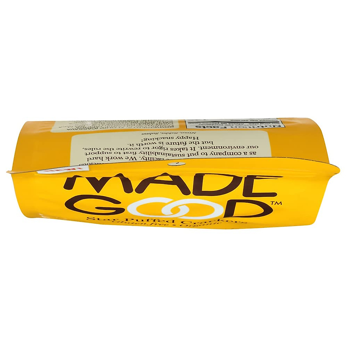 MADEGOOD Organic Cheddar Star Puffed Crackers, 4.26 OZ