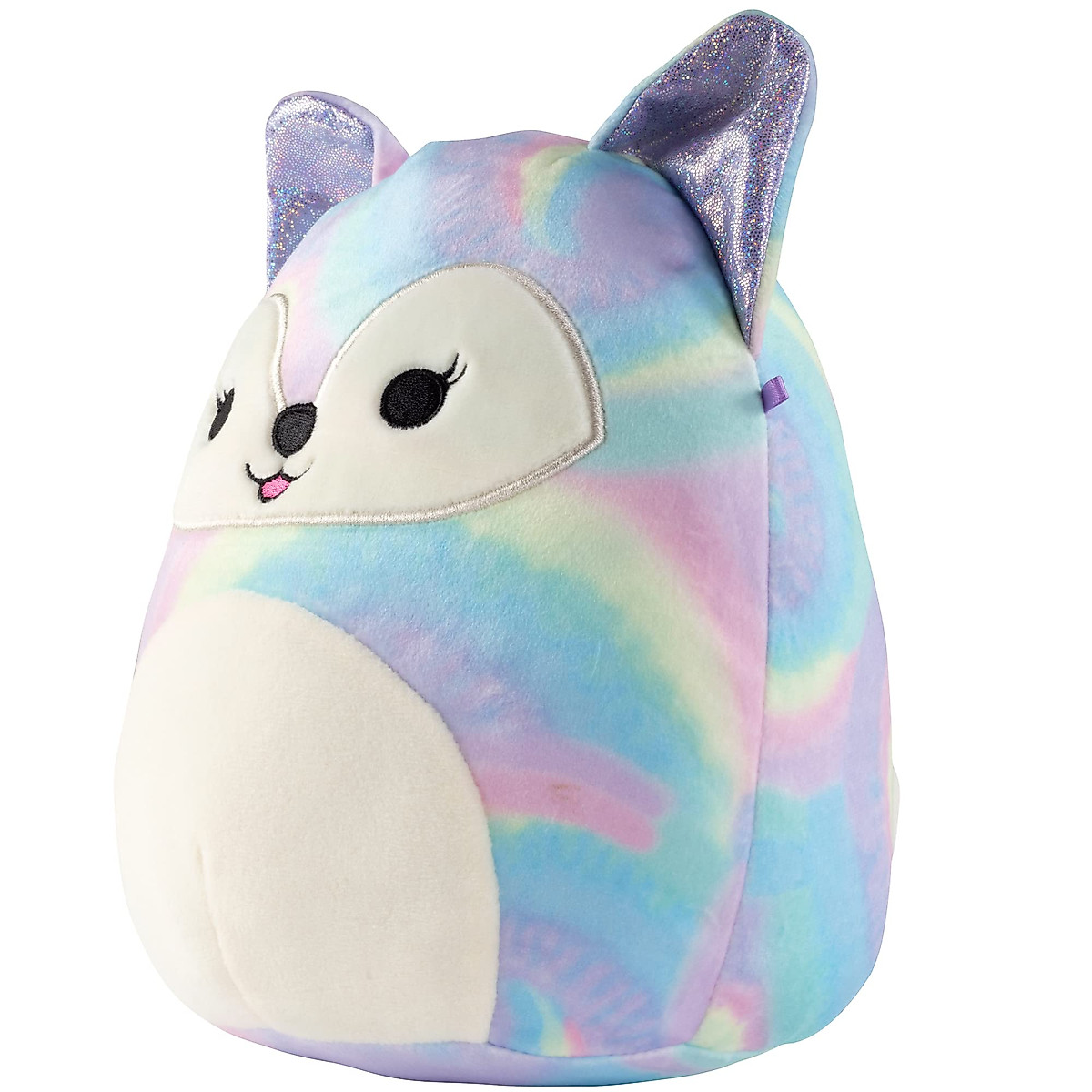 Squishmallows Original 8-Inch Felexine The Rainbow Fox - Official Jazwares Valentine's Day Plush - Collectible Soft & Squishy Fox Stuffed Animal Toy - Add to Your Squad - Gift for Kids, Girls & Boys