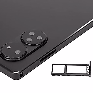 HD Tablet, 100-240V 2.4G 5G Dual Band Black 1960x1080 IPS Tablet PC, 12.0 (US Plug)