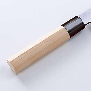 HONMAMON"SHIGEKATSU" Usuba Kitchen Knife 165 mm(abt 6.5") for Right Hander, for Vegetable, Blade Edge :SK Material