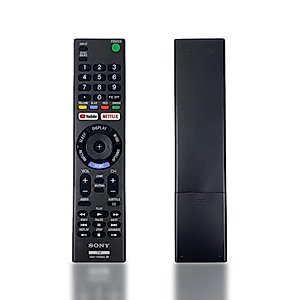 CEYBO OEM RMT-TX300U Remote Control Compatible with Sony Bravia TV Models: KDL-50W800C KDL-75W800C XBR-65X890C - Includes Netflix and YouTube Hotkeys