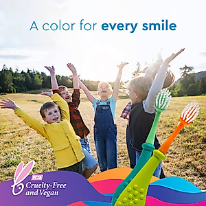 RADIUS Big Kidz Forever Brush Replacement Heads for Children, 6 Years and Up, BPA Free ADA Accepted for Growing Teeth and Gums, 2 Heads - Extra Soft