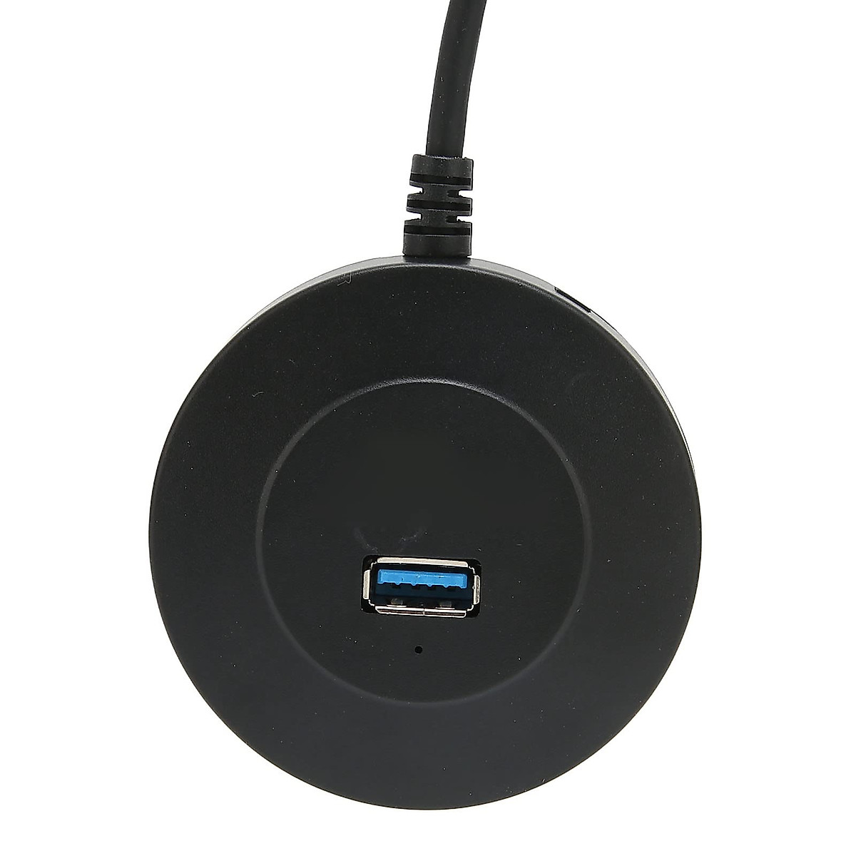 Small 4-Port USB 3.0 Hub,Round Header LED Fast Charging Data Transfer Multiport Adapter, for Laptop PC Computer Desktop Mouse Keyboard for OS X 10.0+