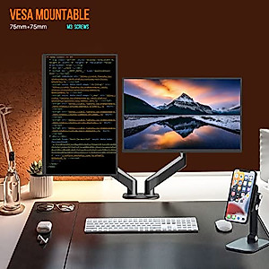Bimawen 18.5 inch Portable Monitor Ultra Slim - 100% sRGB 1080p CNC Frame, Compatible with USB 3.0 Phone Computers and Gaming Devices