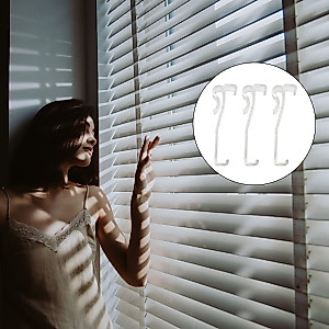 12 Pcs 2.5 Inch Valance Clips for Blinds, Hidden Blind Clips, Hidden Channel Valance Clips, Hidden Blind Clips, Mini Blind Valance Clips, Hidden Valance Clips Clear, Blind Valance Clips, Blind Clips