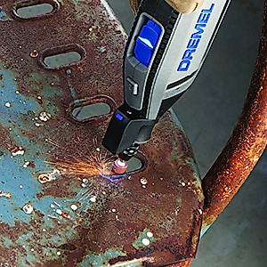 Dremel 4300-5/40 High Performance Rotary Tool Kit with LED Light- 5 Attachments & 40 Accessories- Engraver, Sander, and Polisher- Perfect for Grinding, Cutting, Wood & 335-01 Plunge Router Attachment