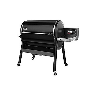 Weber SmokeFire EX6 (2nd Gen) Wood Fired Pellet Grill, Black