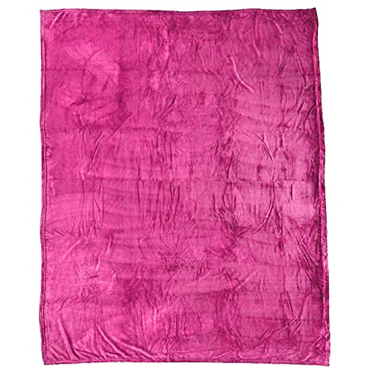 Home Must Haves Solid Hot Pink Affordable Bed Blanket Bedding Throw Fleece Super Soft Warm (Queen), (Hot Pink Blanket 1)