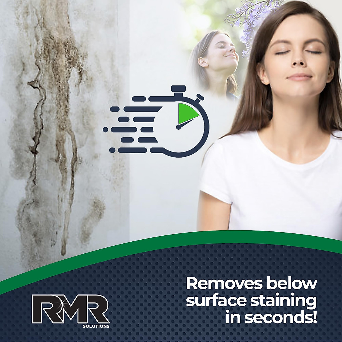 RMR-86 Instant Mold and Mildew Stain Remover Spray - Scrub Free Formula, 2 Pack - 32 oz.