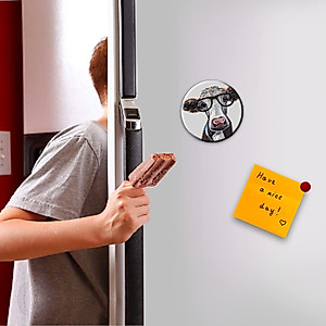 Desperate Enterprises Cora The Cow Refrigerator Magnet - Funny Magnets for Office, Home & School - Made in The USA