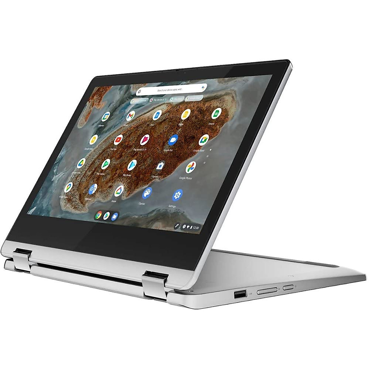 Lenovo 2021 Newest Flex 3 11.6" HD Touchscreen 2-in-1 Convertible Chromebook Laptop, 8-Core MediaTek MT8183 CPU, 4GB Memory, 160GB Storage Space(32GB eMMC + 128GB Micro SD), WiFi 5, Chrome OS