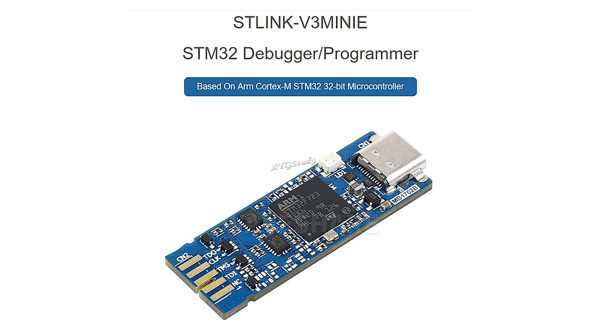STLINK-V3MINIE: Stand-Alone Debugger for STM32