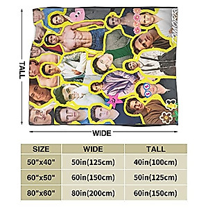 Blanket Tanner Buchanan Soft and Comfortable Warm Fleece Blanket for Sofa,Office Bed car Camp Couch Cozy Plush Throw Blankets Beach Blankets