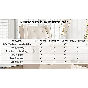 Naomi Home Relieve Muscle Aches with Nursery Glider, Upholstered Rocker Recliner Comfortable Rocking Chair with 360° Swivel Motion, Soft Cushions for Nursing and Bonding, Baby Reclining Chair - Cream