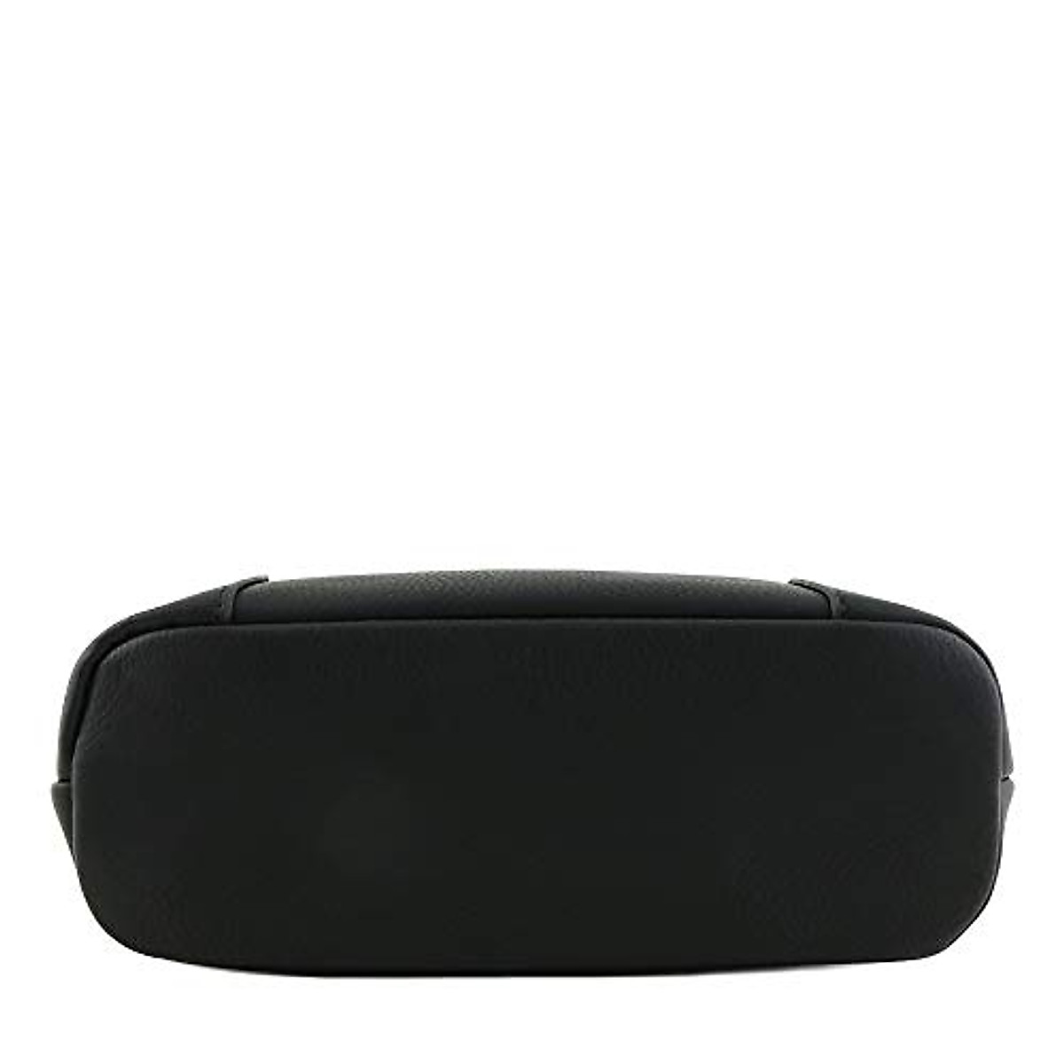 FashionPuzzle Triple Zipper Pocket Medium Crossbody Bag (Black)