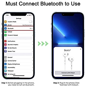 Apple Earbuds Wired iPhone Headphones, Earphones with Lightning Noise Isolating [Apple MFi Certified] Built-in Microphone & Volume Control Compatible with iPhone 14/13/12/11/XR/XS/X/7/7 Plus/8/8Plus