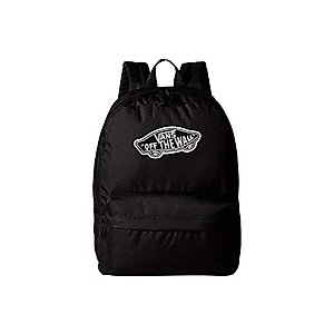 Vans Off the Wall Classic Black Realm Backpack, Large