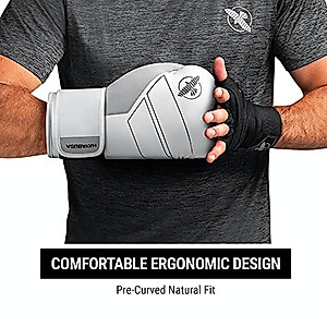 Hayabusa S4 Leather Boxing Gloves for Women & Men - White, 16oz