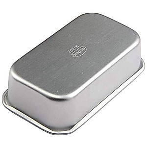 PRIZOM 4Pcs Aluminum Loaf Tin Rectangular Non-Stick Bread Mould Bread Loaf Pans Kitchen Dining Bar Supplies