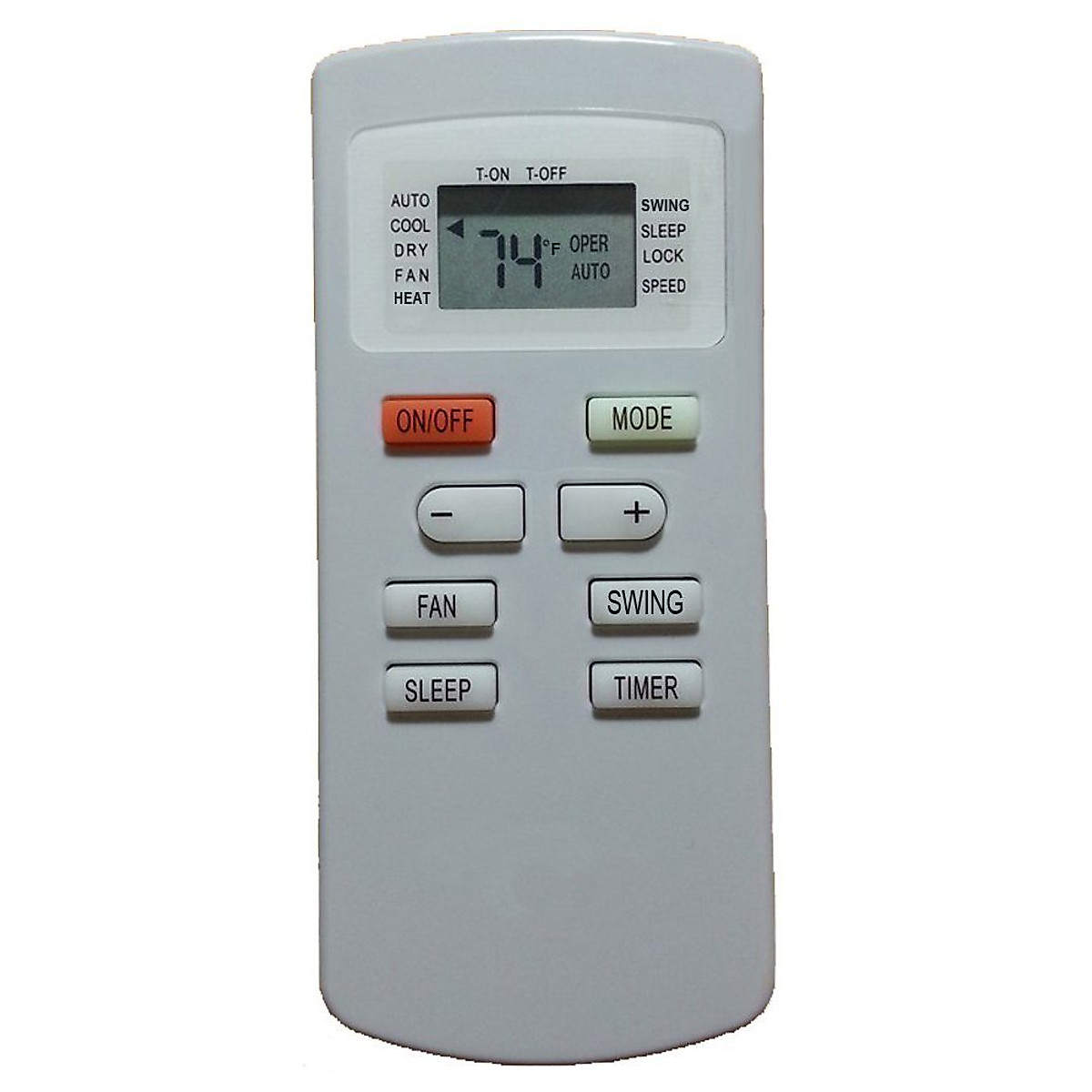 YING RAY Replacement for Soleus Air GREE Air Conditioner Remote Control for Model KY-80 KY-80G (Display in Fahrenheit)