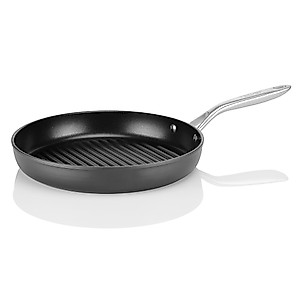 TECHEF - Onyx Collection, 12-Inch Grill Pan, coated with New Teflon Platinum Non-Stick Coating (PFOA Free) (12-inch)